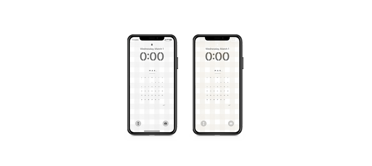 March 2023 Calendar Wallpaper for the iPhone. | DESIGNED by YF